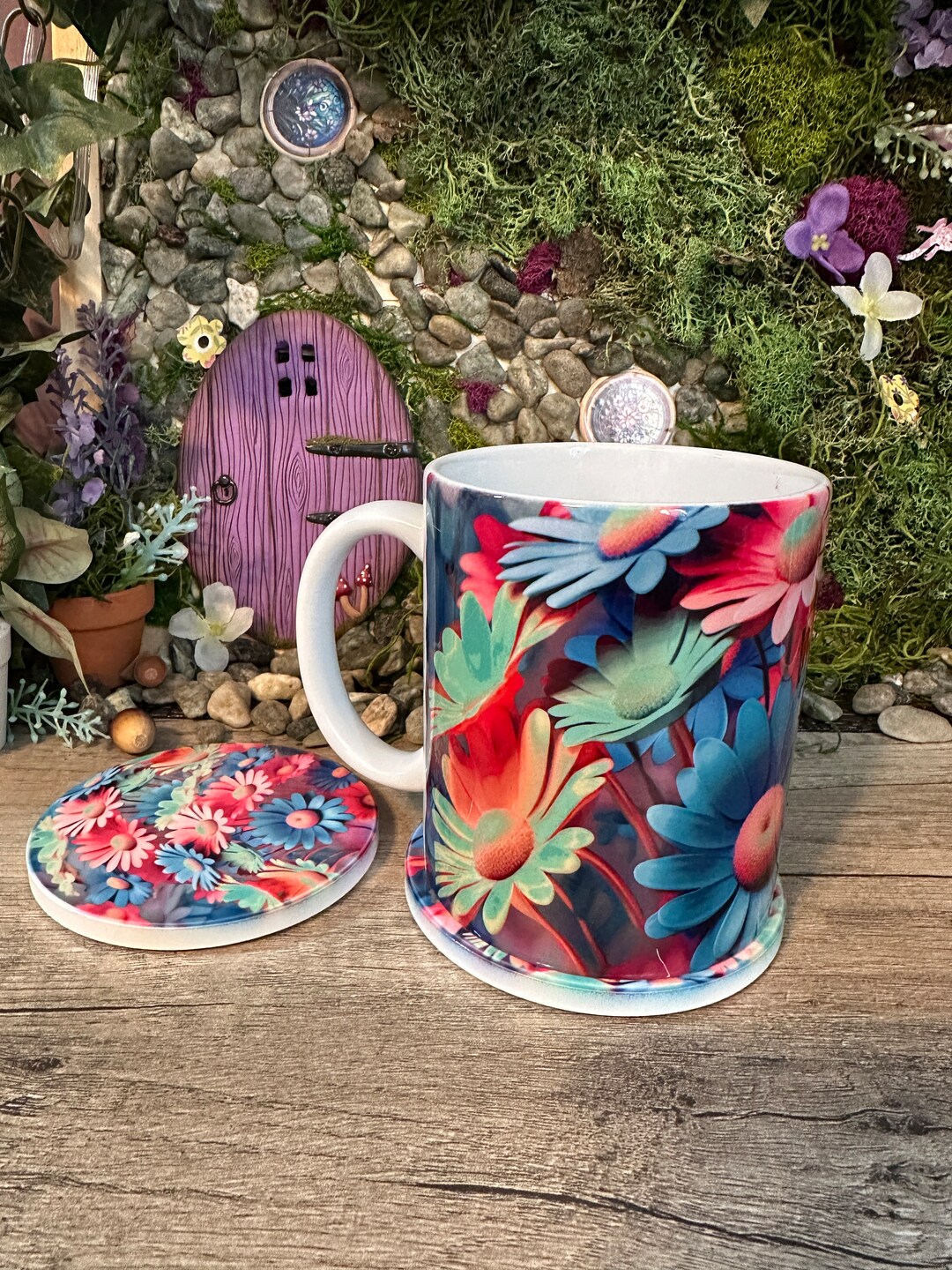 Wild Spring Flowers12 Oz Mug & Coaster Set - Etsy