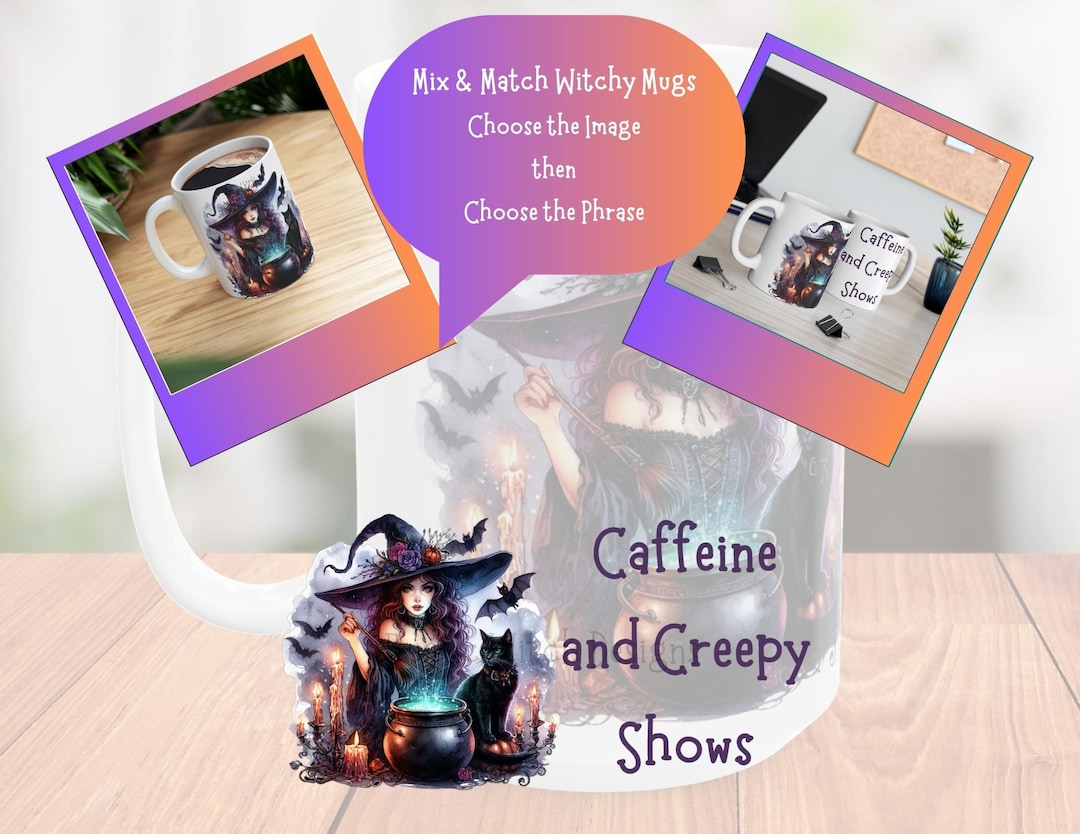 Mocha & Magic Mugs | 15 Oz | Custom Mix and Match | Choose the Image ...