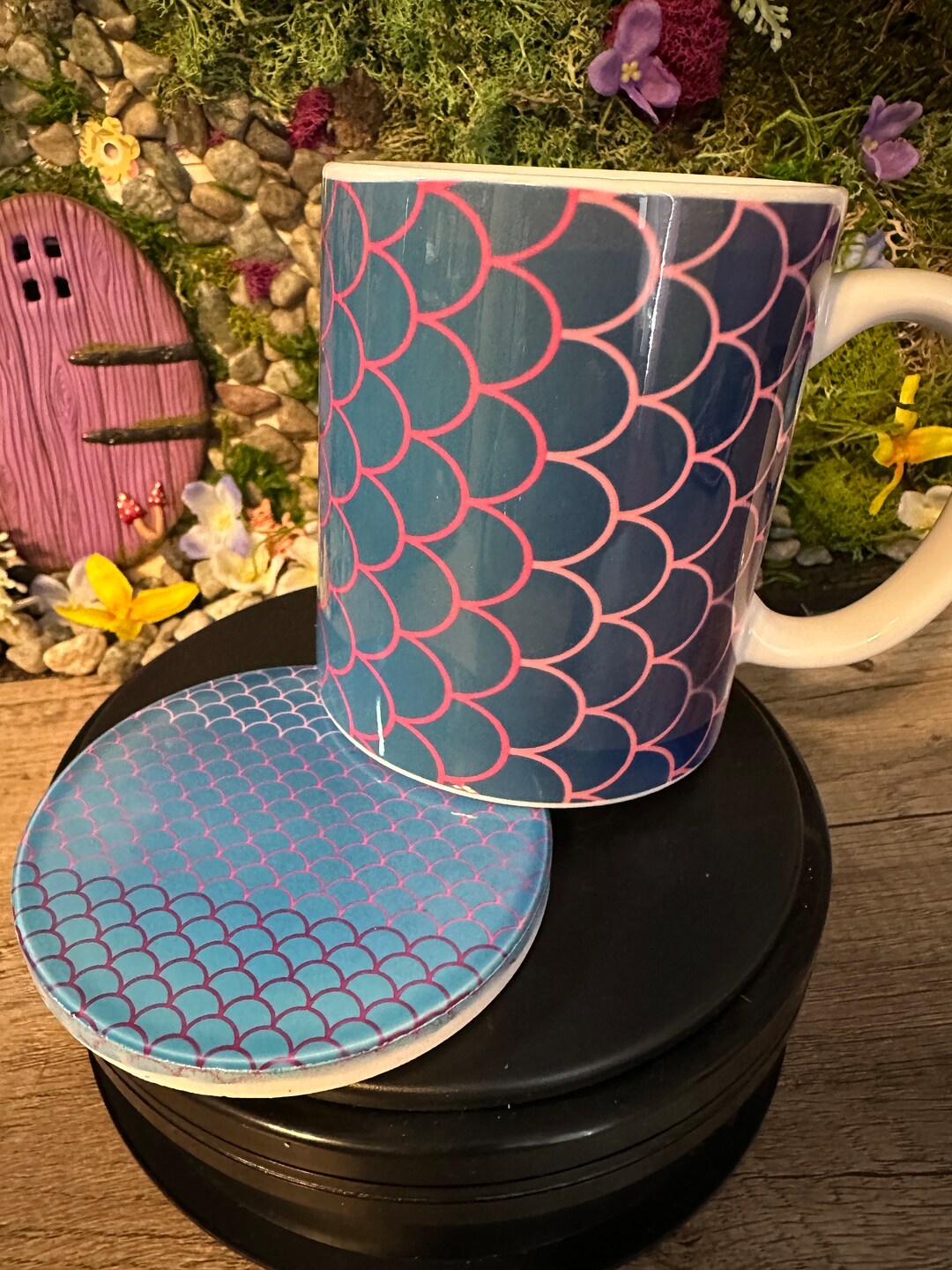 Dragon Scale Gradients 12 Oz Mug & Coaster Set - Etsy