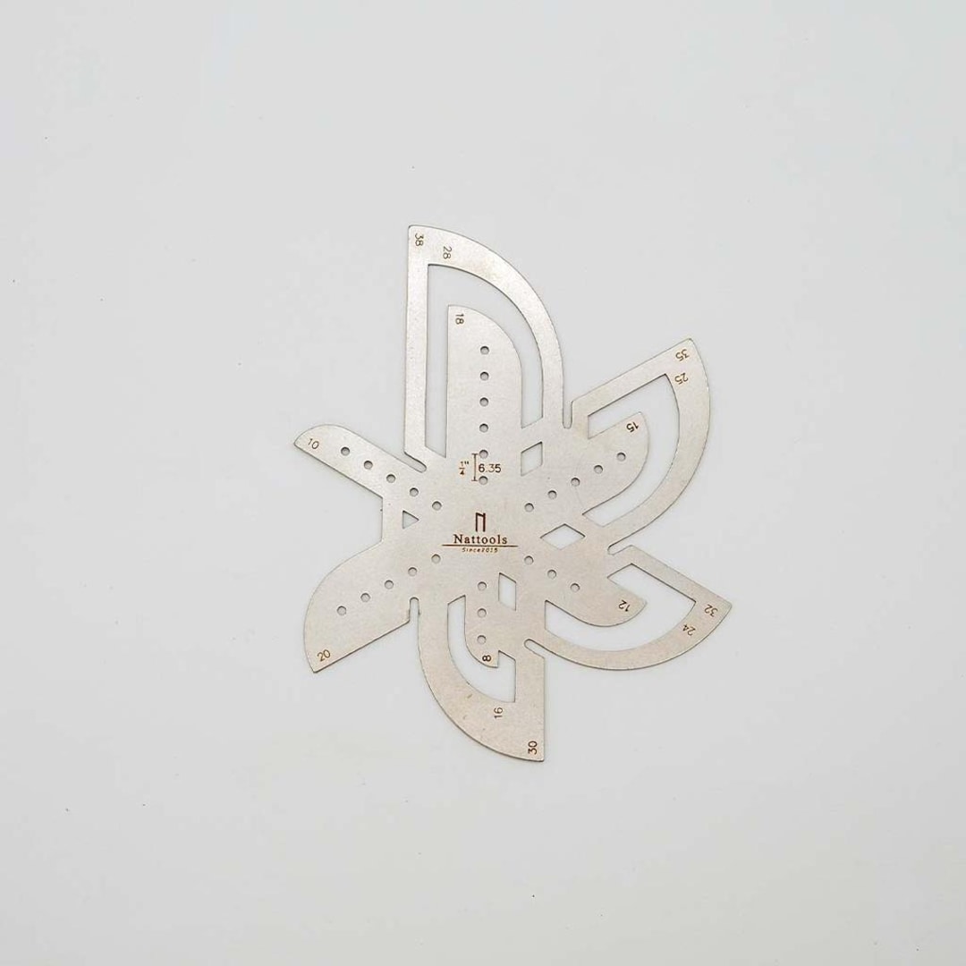 Nattools Belt Strap Ruler Stencil | Leathercraft Marking & Drawing ...