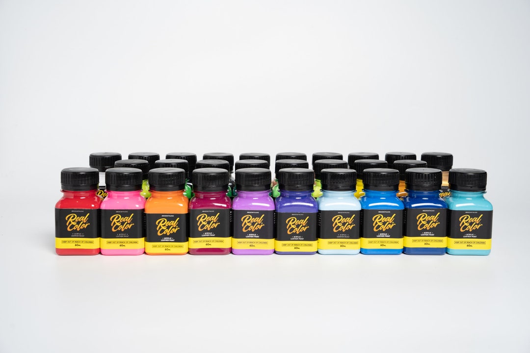 Real Color Acrylic Leather Paint - Etsy