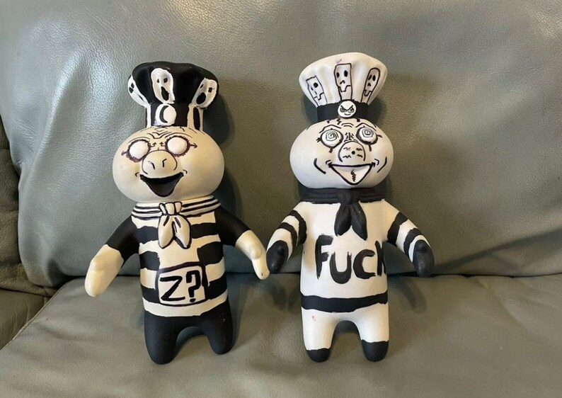 Psycho Doughboy and Mr.eff. Johnny the Homicidal Maniac Dolls. Jthm - Etsy
