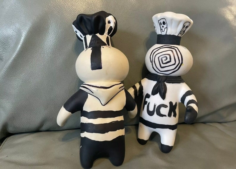 Psycho Doughboy and Mr.eff. Johnny the Homicidal Maniac Dolls. Jthm - Etsy