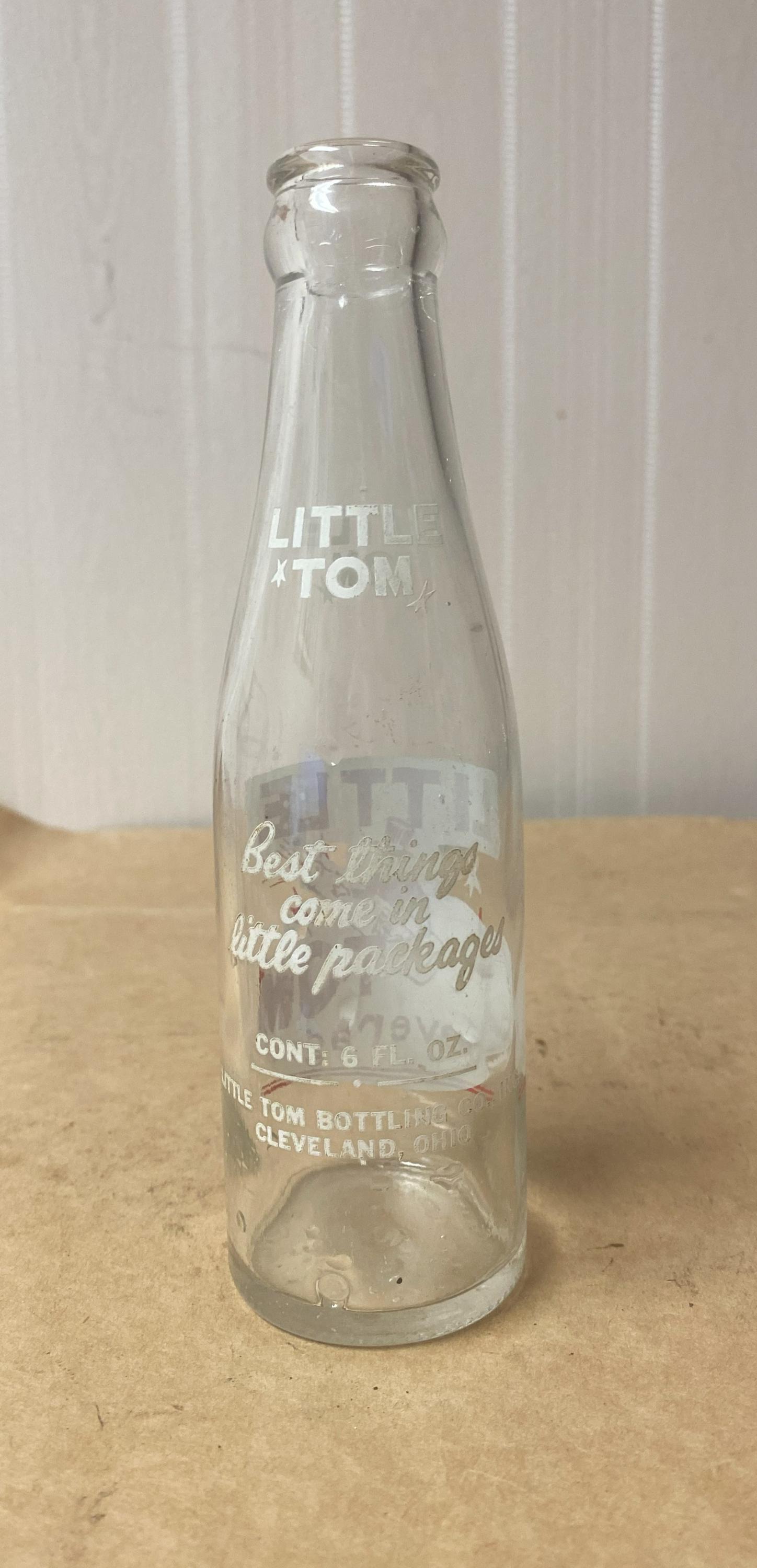 A Vintage Soda Pop Bottle - Little Tom, Cleaveland, Ohio - 6 Oz - Etsy