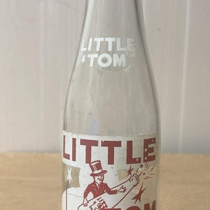 A Vintage Soda Pop Bottle - Little Tom, Cleaveland, Ohio - 6 Oz - Etsy