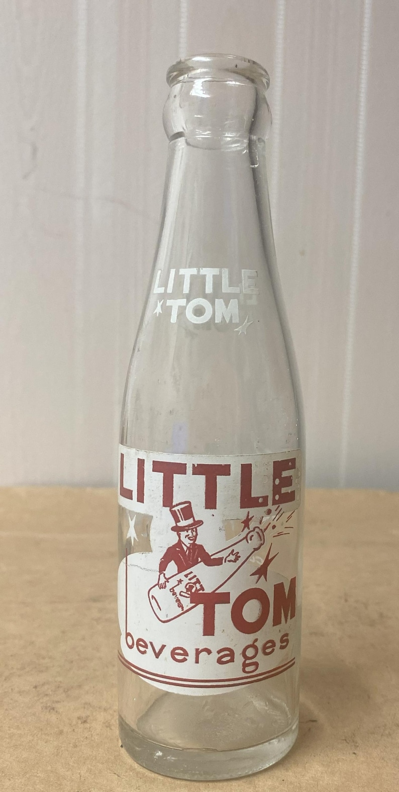A Vintage Soda Pop Bottle - Little Tom, Cleaveland, Ohio - 6 Oz - Etsy