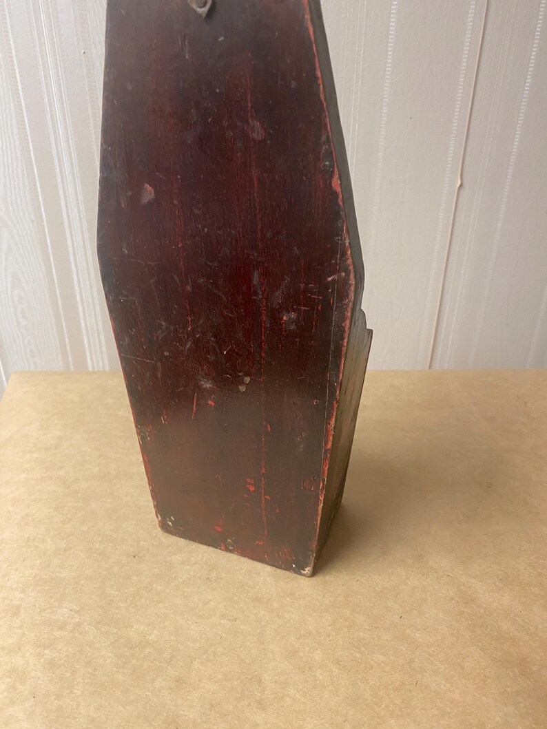 A Vintage Wooden Wall Pocket - Etsy