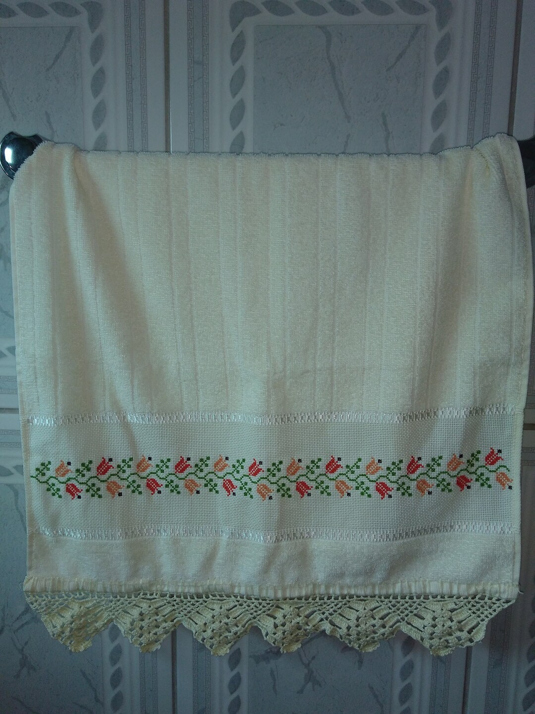 Hand Embroidered Face Towels - Etsy