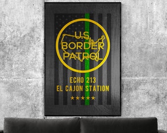 Border Patrol Shadow Box - Etsy