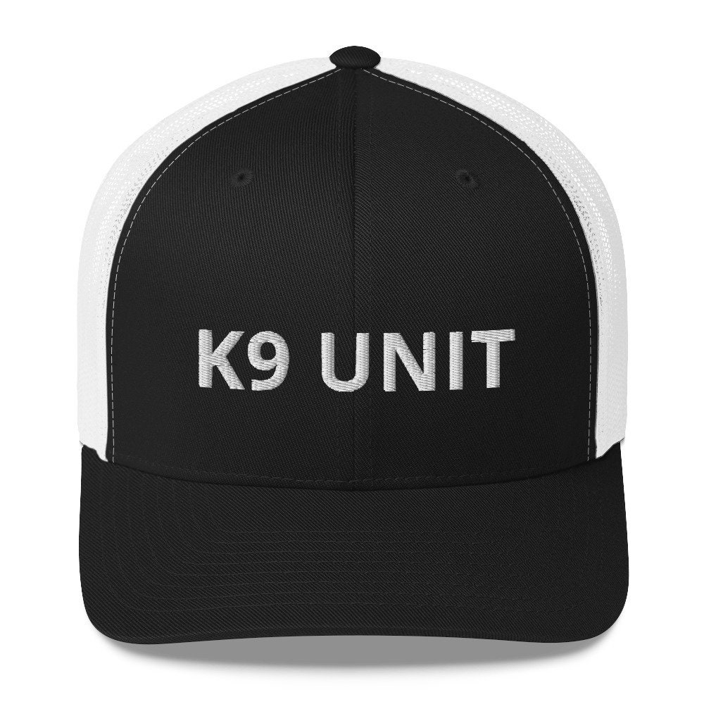 K9 Unit | Embroidered Trucker Cap Hat | Police Officer Gifts | Thin ...