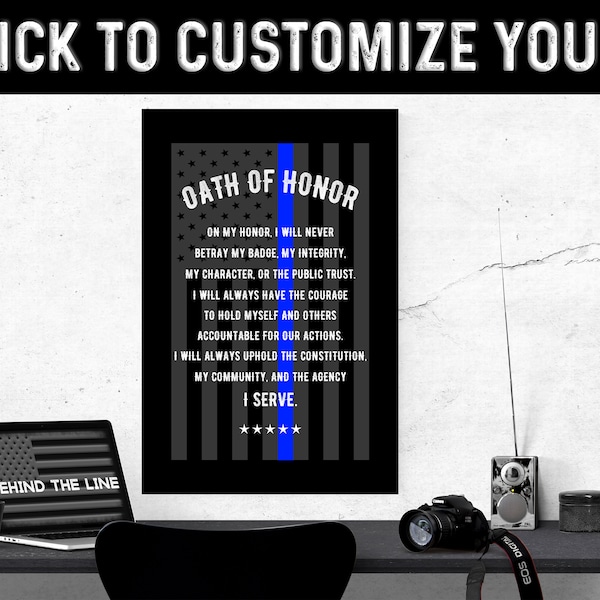 Law Enforcement Wall Art - Etsy