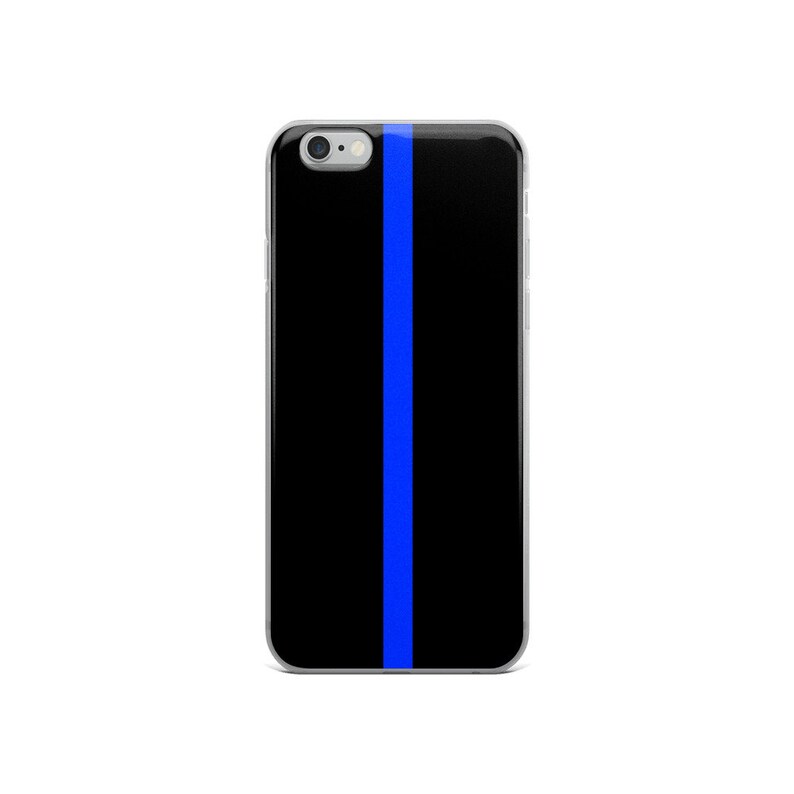 Thin Blue Line Police Officer Gifts Iphone Case Bold | Etsy