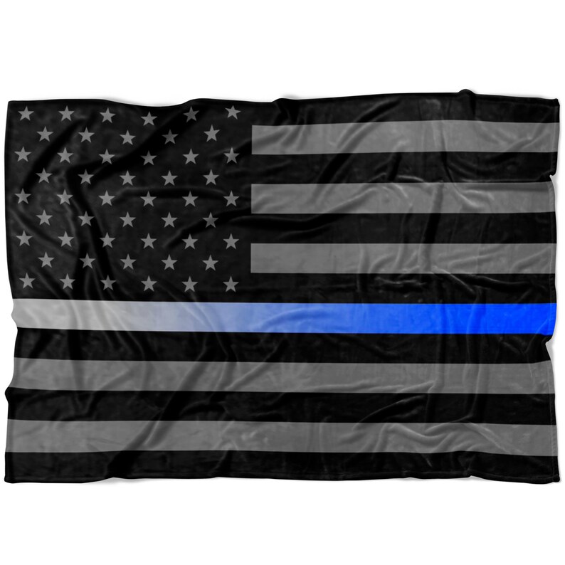 Customizable Thin Blue Line Thin Grey Line American Flag - Etsy