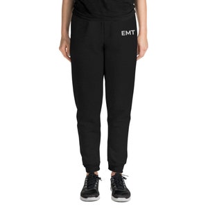 Customizable | EMT | Embroidered Unisex Joggers Sweatpants | Ems | Emt ...