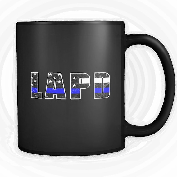 Thin Blue Line Flag LAPD Los Angeles Police Department | Etsy