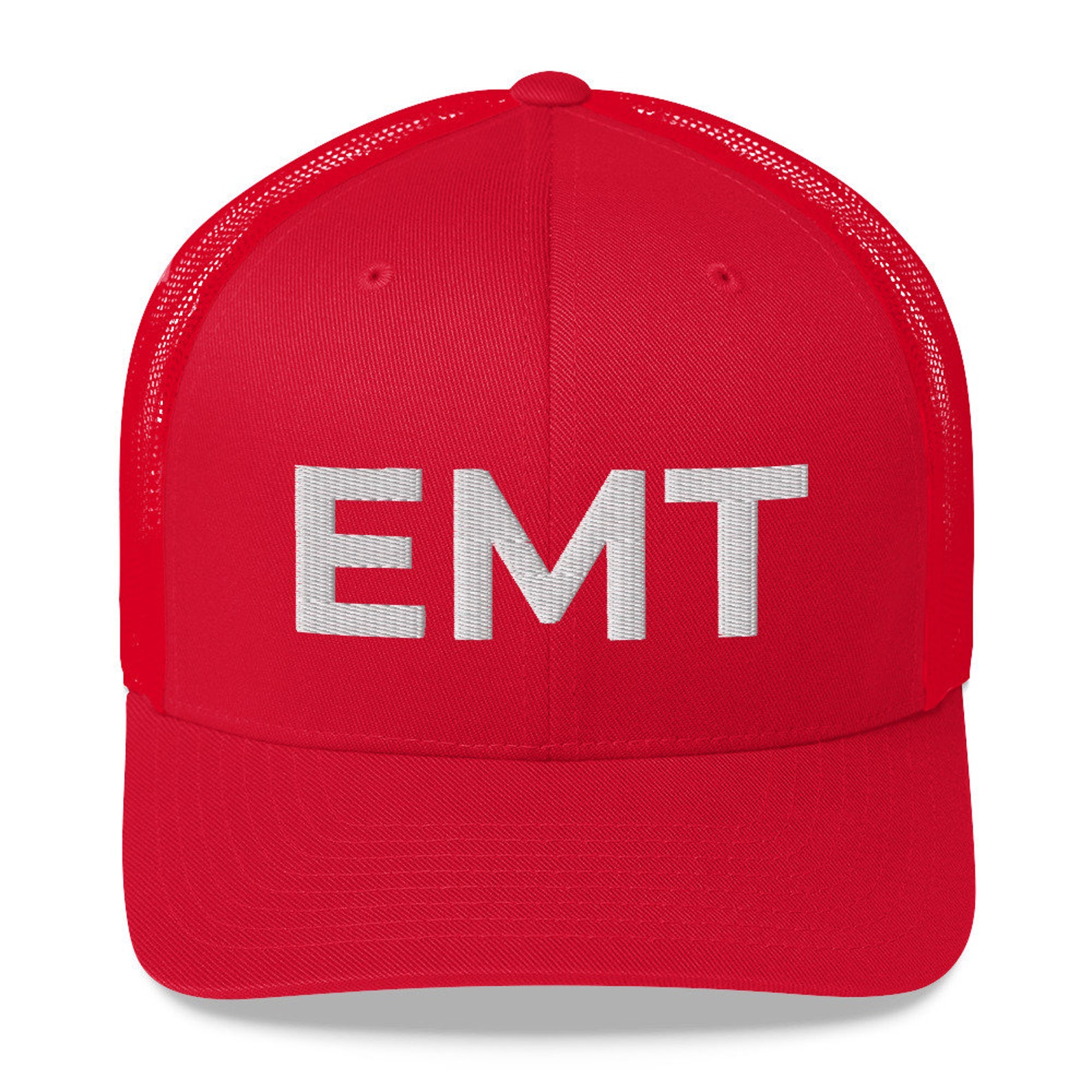 EMT | Ems | Trucker Cap Hat | Emt Clothing | Firefighter | Paramedic ...