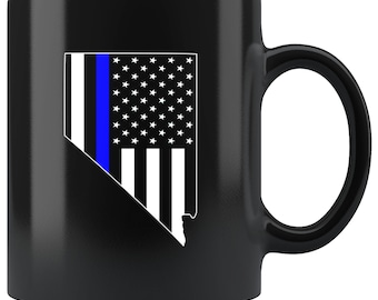 Thin Blue Line Gift Gifts Mug Police Law Enforcement | Etsy