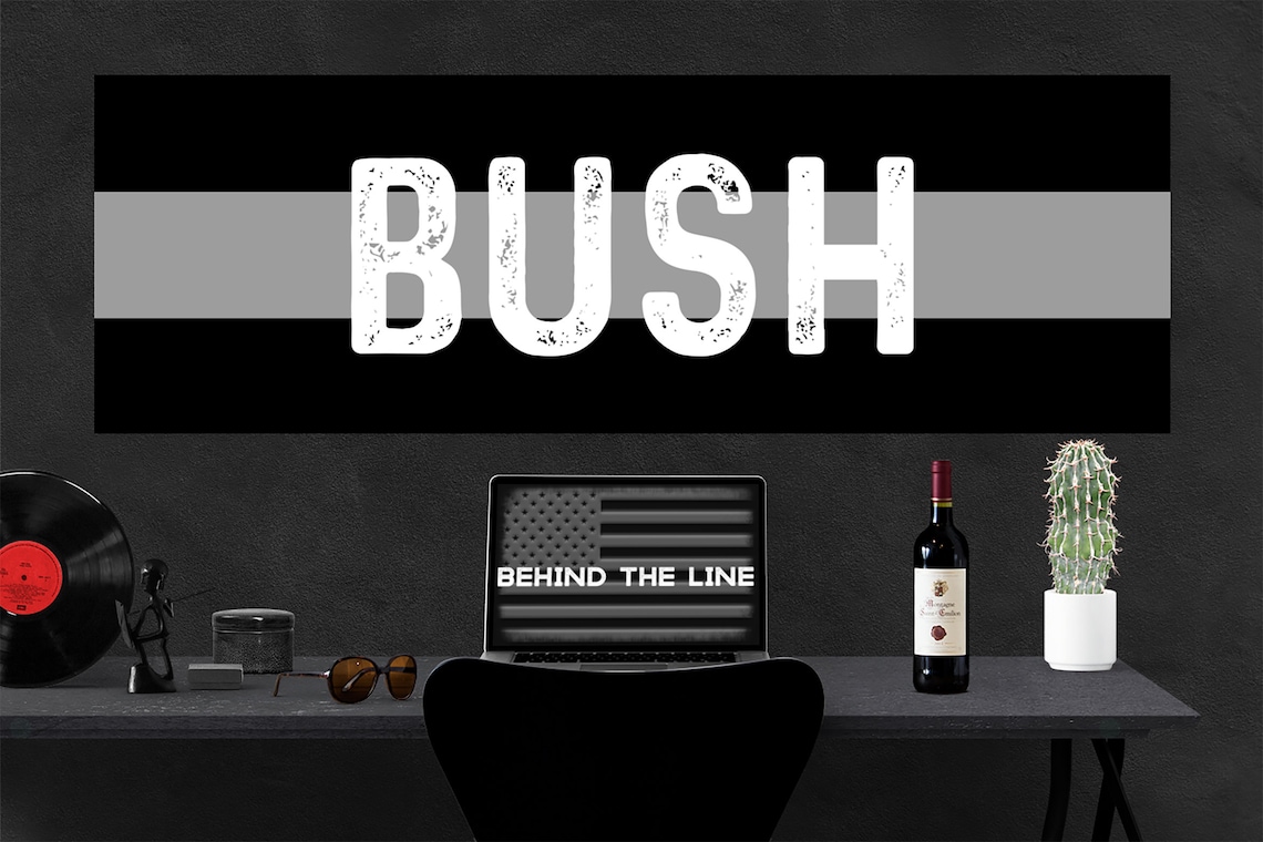 Thin Silver Line Corrections Officer Canvas Wall Art - Etsy