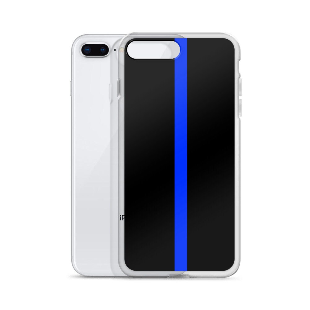 Thin Blue Line Police Officer Gifts Iphone Case Bold | Etsy