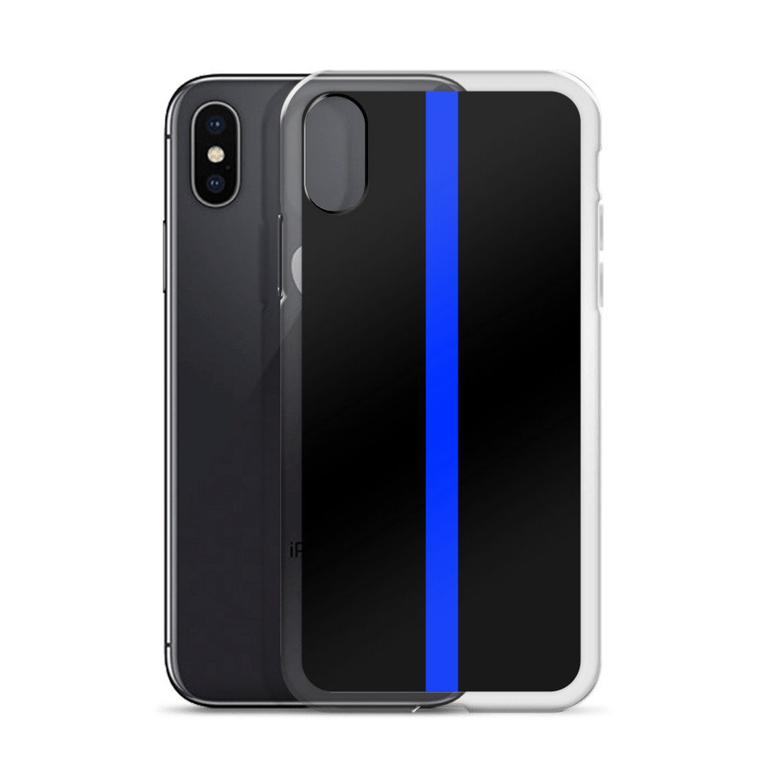 Thin Blue Line Police Officer Gifts Iphone Case Bold | Etsy