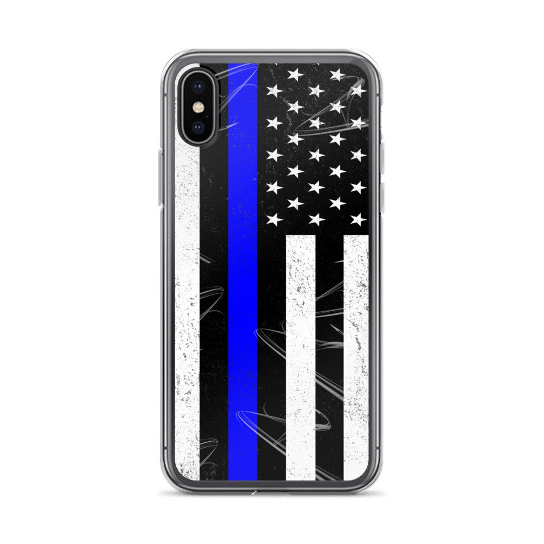 Thin Blue Line | Distressed | American Flag | Police Officer | LEO ...
