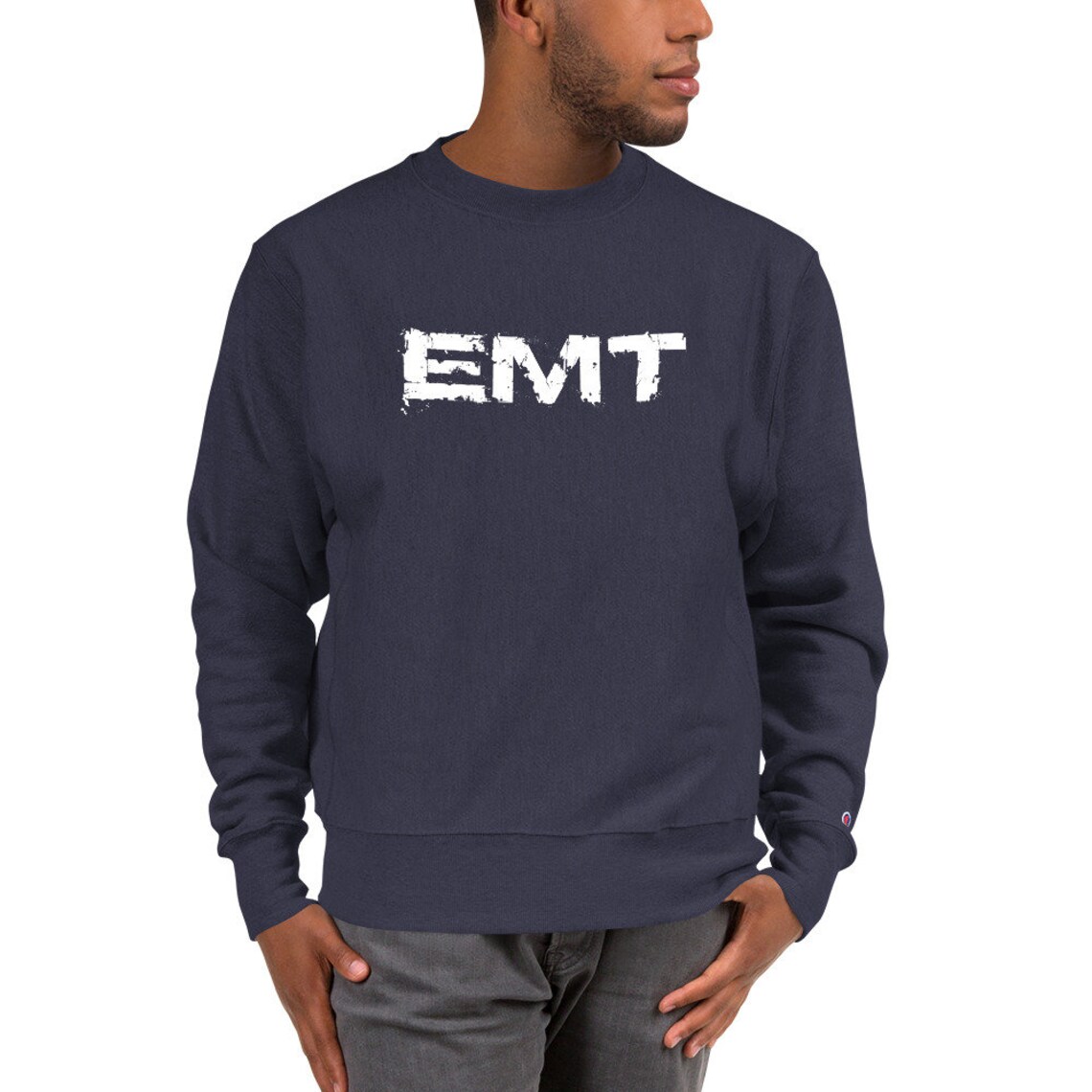 Customizable | EMT | Ems | Champion Sweatshirt | Emt Clothing ...