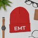 EMT | Ems | Cuffed Beanie | Emt Clothing | Firefighter | Emt Gifts ...