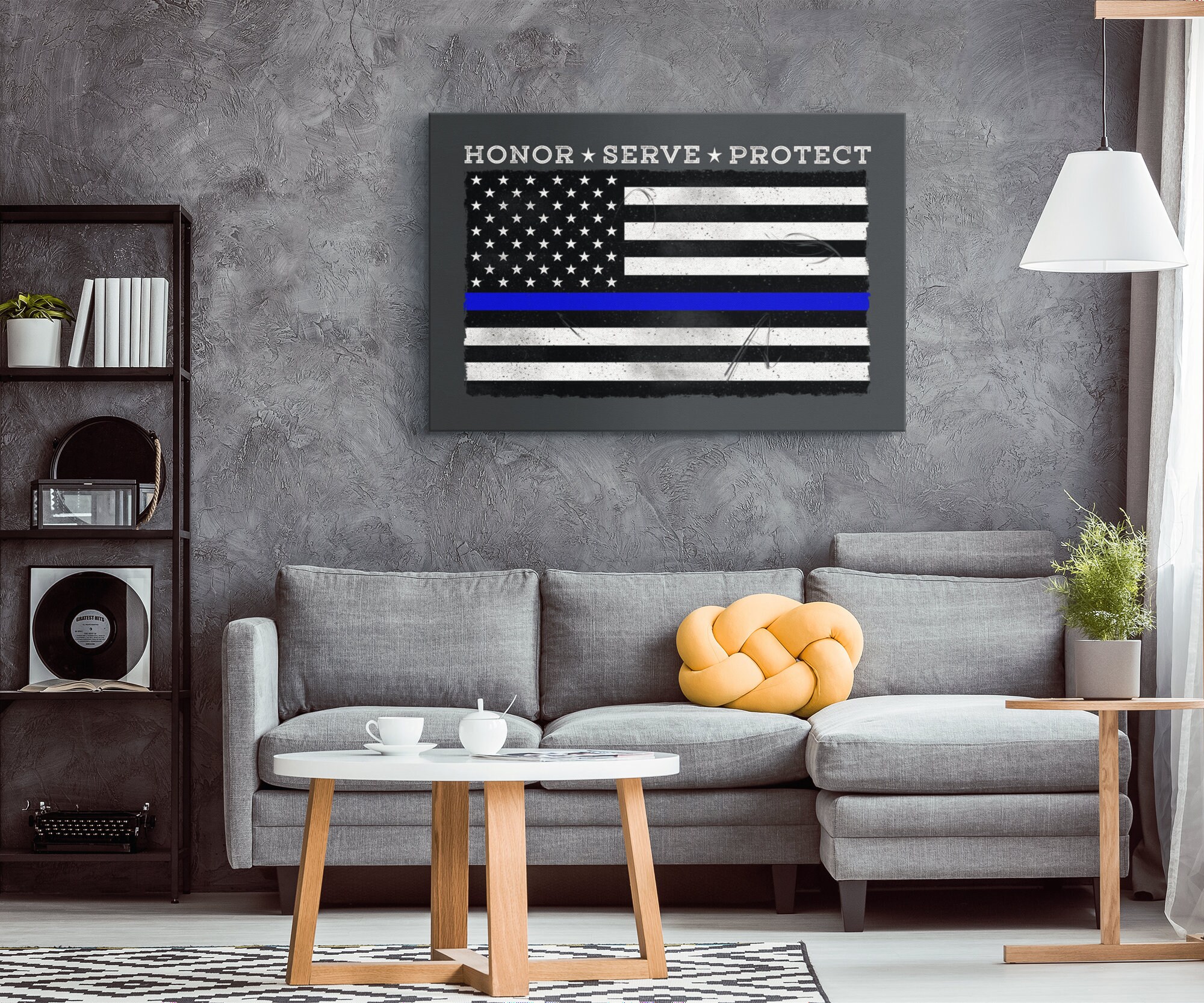 Customizable Thin Blue Line Police Officer Gifts | Etsy