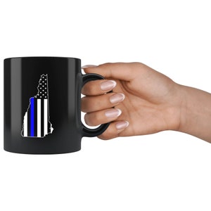 Thin Blue Line, Gift, Gifts, Mug, Police, Law, Enforcement, Officer ...