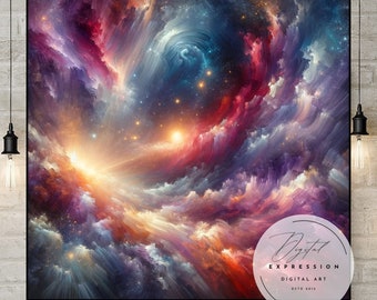 Galaxy Digital Art Color Palette - Etsy