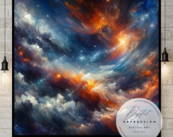Galaxy Digital Art Color Palette - Etsy