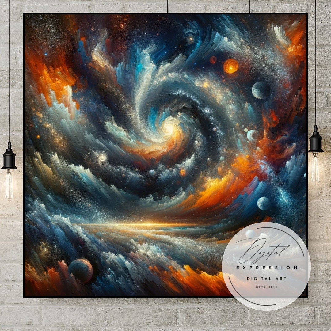 Galaxy Art, Representation, Space, Spiral Galaxy, Colorful, Color ...