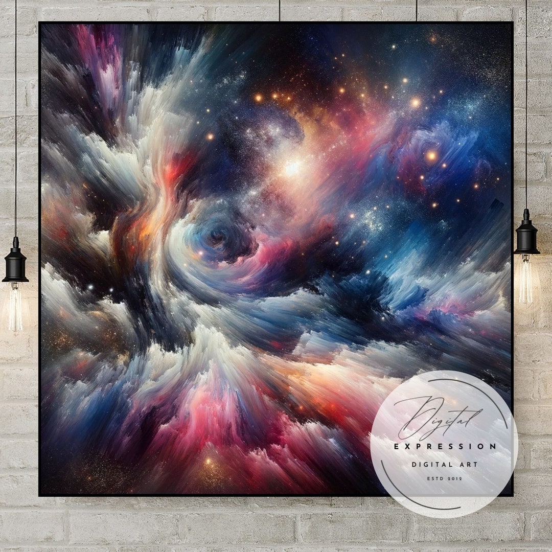 Galaxy Art, Representation, Space, Spiral Galaxy, Colorful, Color ...