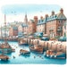 12 High Quality Designs of Harbour Scenes Jpgs Digital Print ...