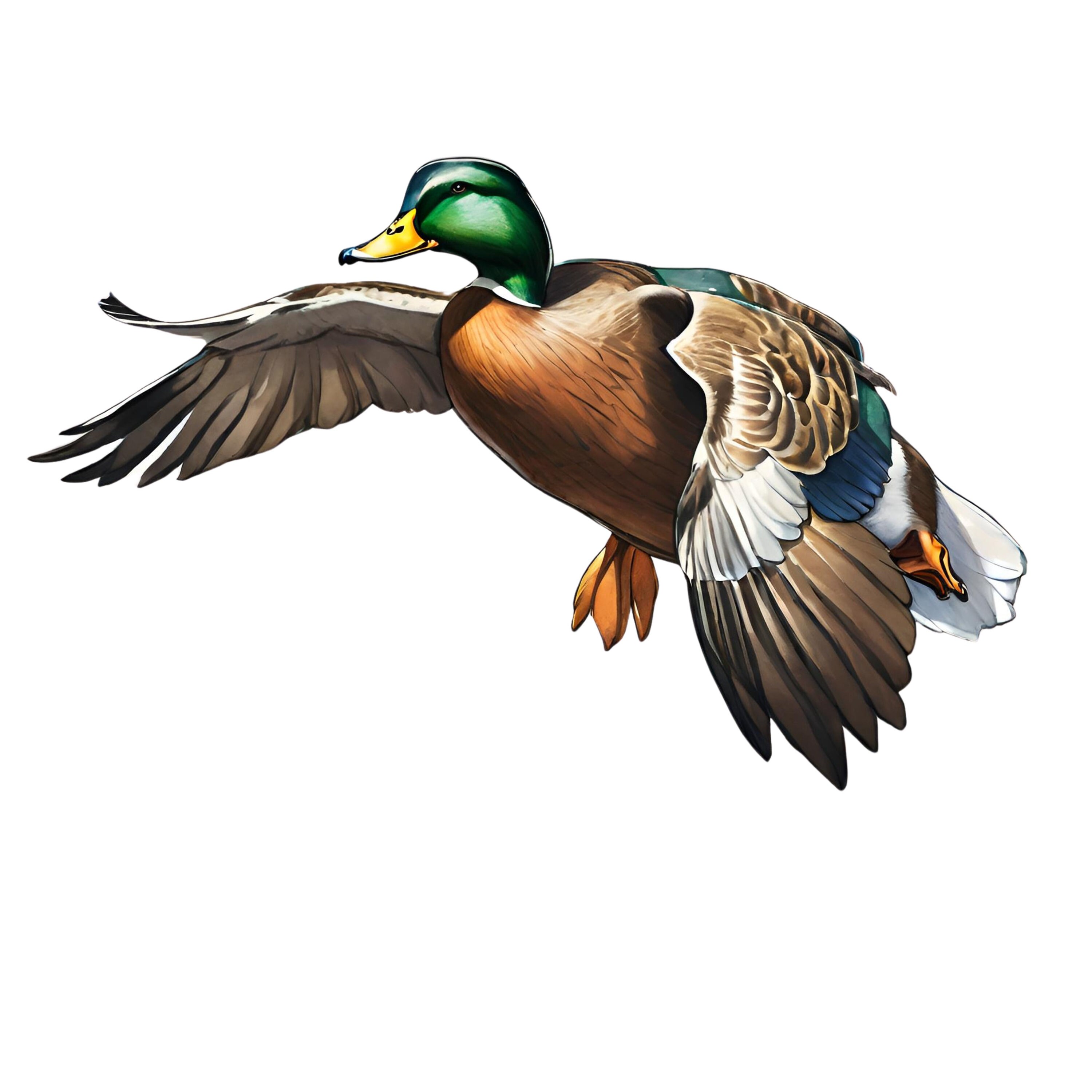 Harmony in Motion: Flying Mallard Duck PNG Hight Resolution. - Etsy