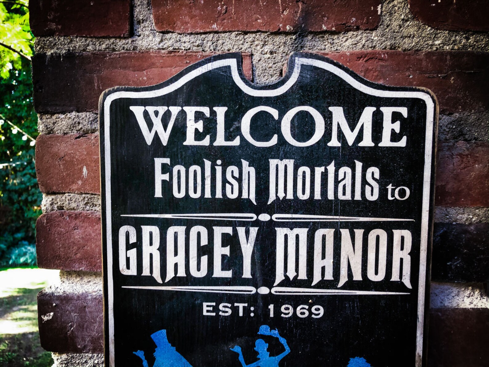 Customizable Home Hand Painted Solid Wood Manor Sign | Etsy