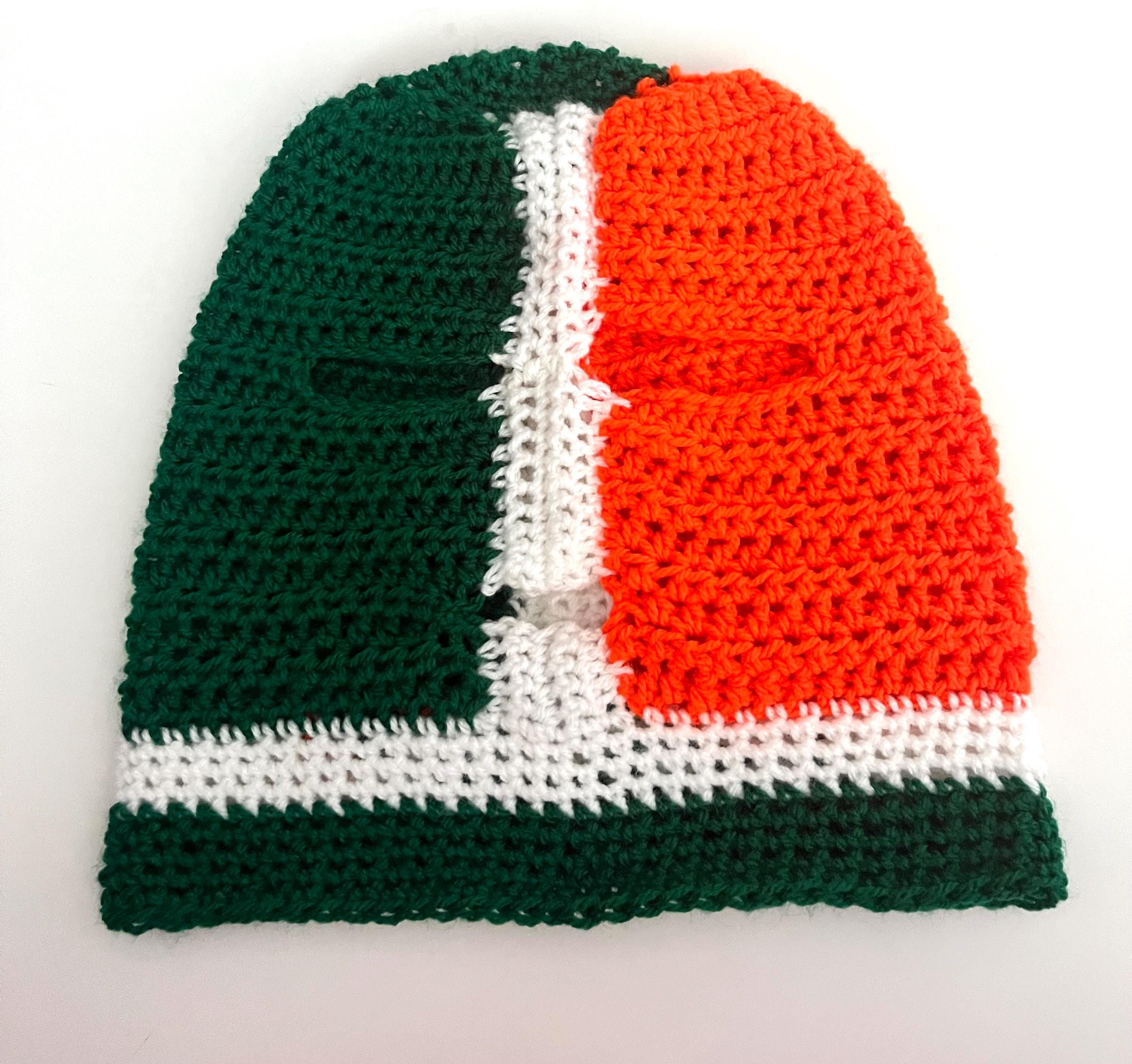 Irish Crochet Balaclava Pattern, Kneecap Crochet Pattern, Ireland Flag ...