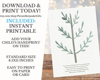 PRINTABLE Mothers Day Handprint Craft Growing Like a Flower | Etsy UK