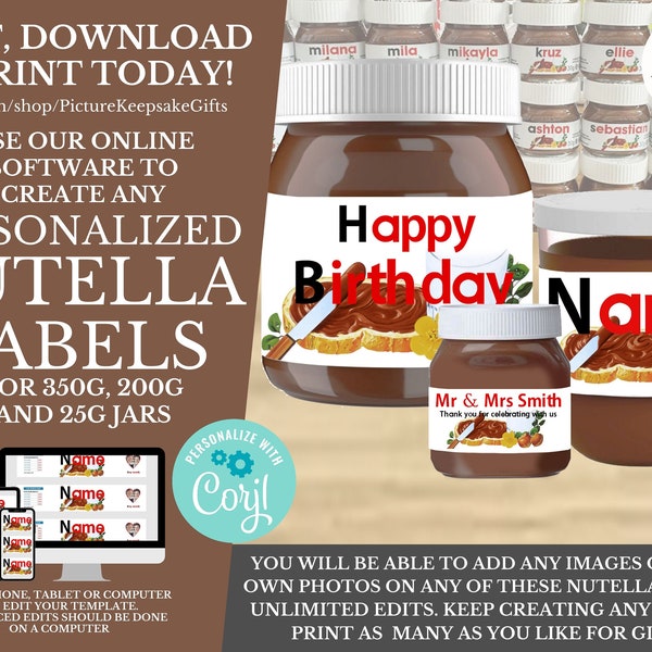 Nutella - Etsy