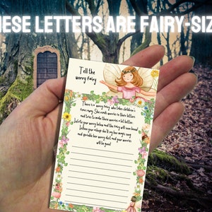 PRINTABLE Worry Fairy Letter, From a Fairy, INSTANT EDITABLE. Fairyland ...