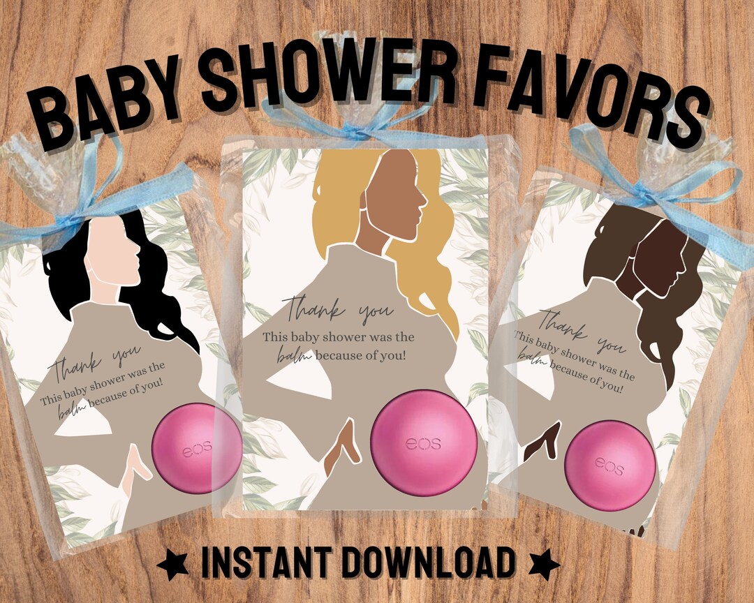 EOS Baby Shower Favors Personalized Thank You Favors Tea Party Favors ...