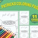 PRINTABLE St Patrick's Day Coloring Pages for Kids Classroom Activities ...