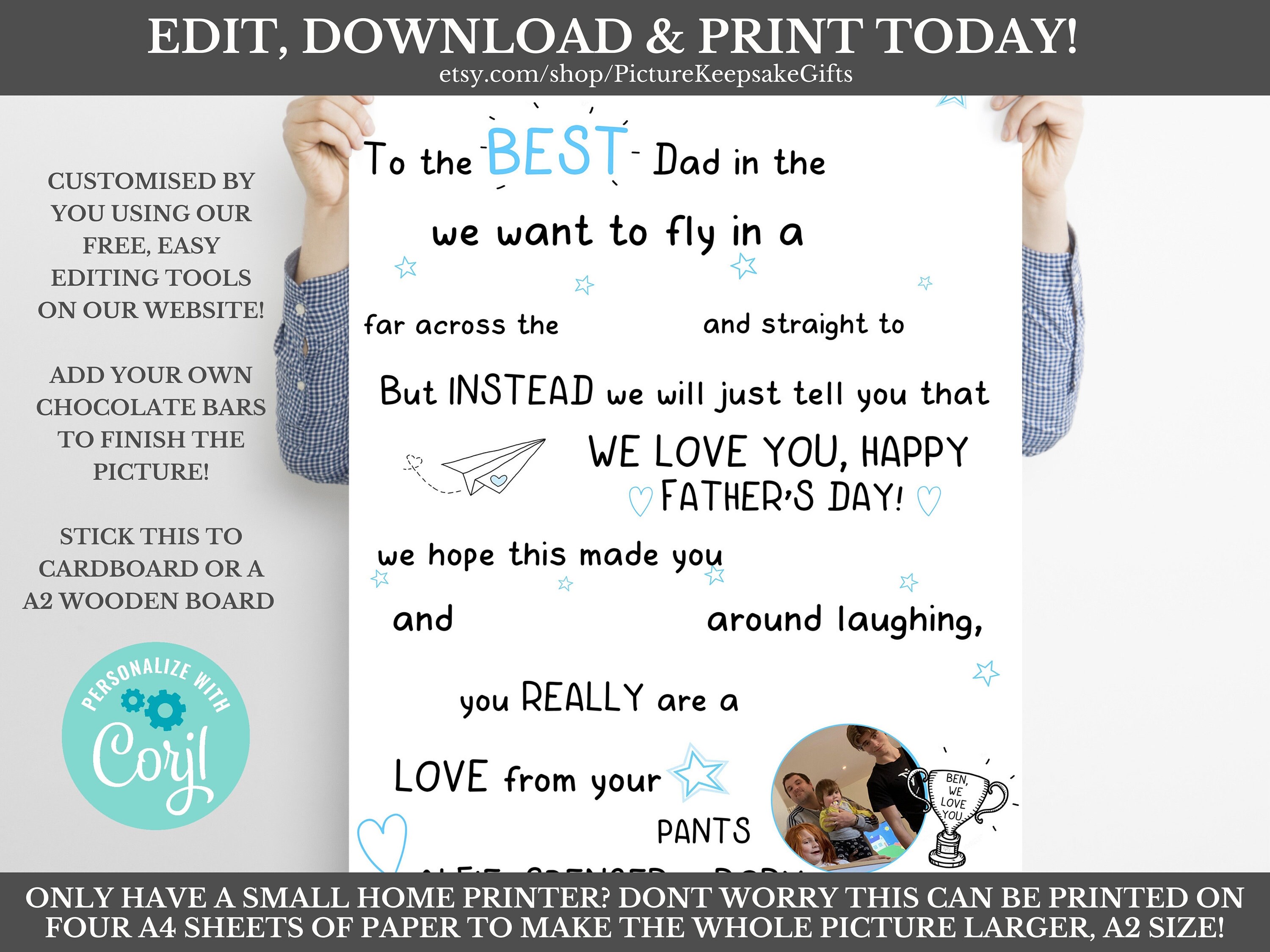 Personalised Birthday Chocolate Message Board Personalised - Etsy