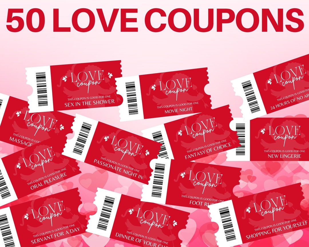 Editable Personalised Love Coupons Editable Coupon Couple - Etsy