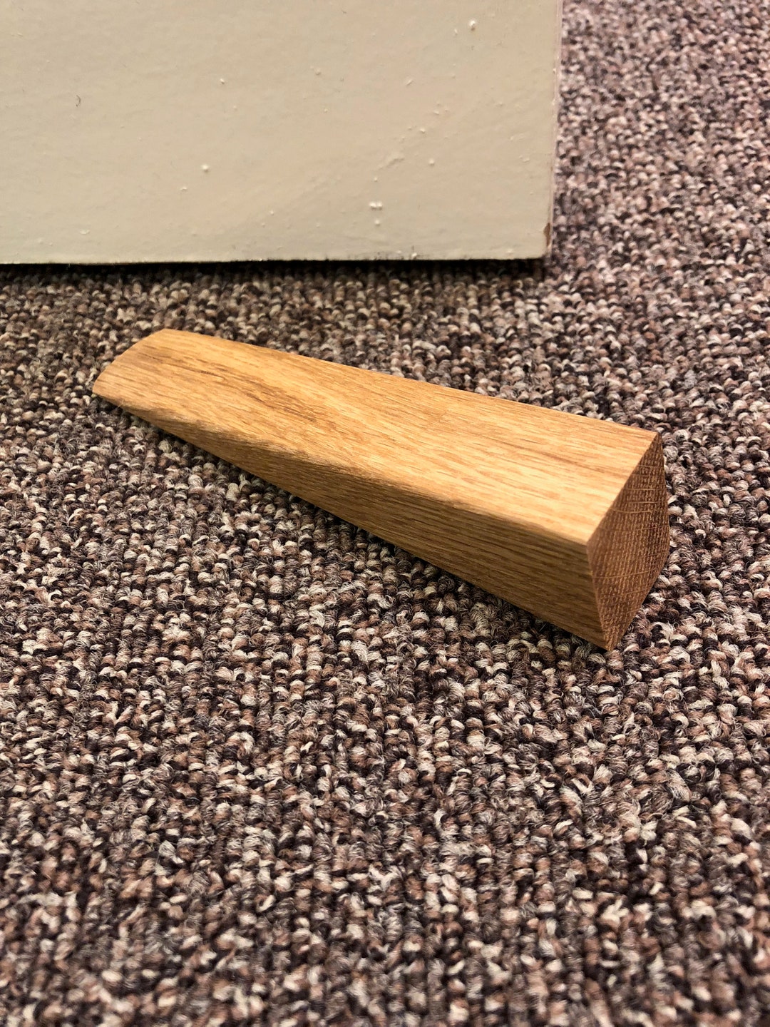 Solid Oak Wooden Door Stop Wedge Block Door Jammer Stopper - Etsy