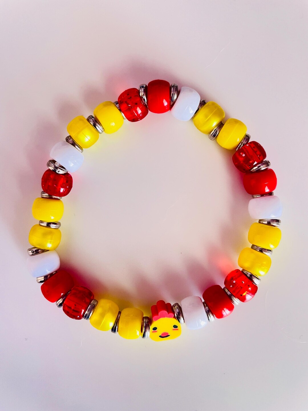Handmade Beaded Chicken Bracelet - Animal Lover Gift - Etsy