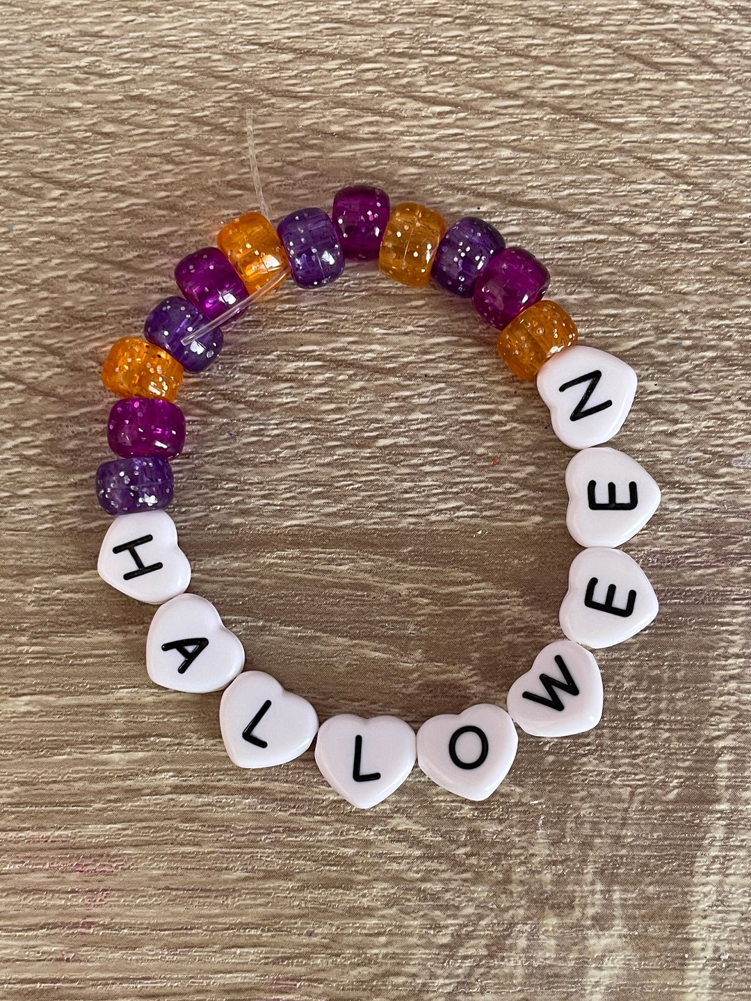 Spooky Halloween Pony Beaded Bracelets - Etsy