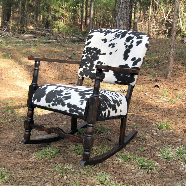 Cowhide Chair - Etsy