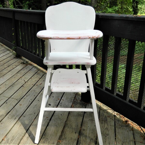 Wood High Chair - Etsy