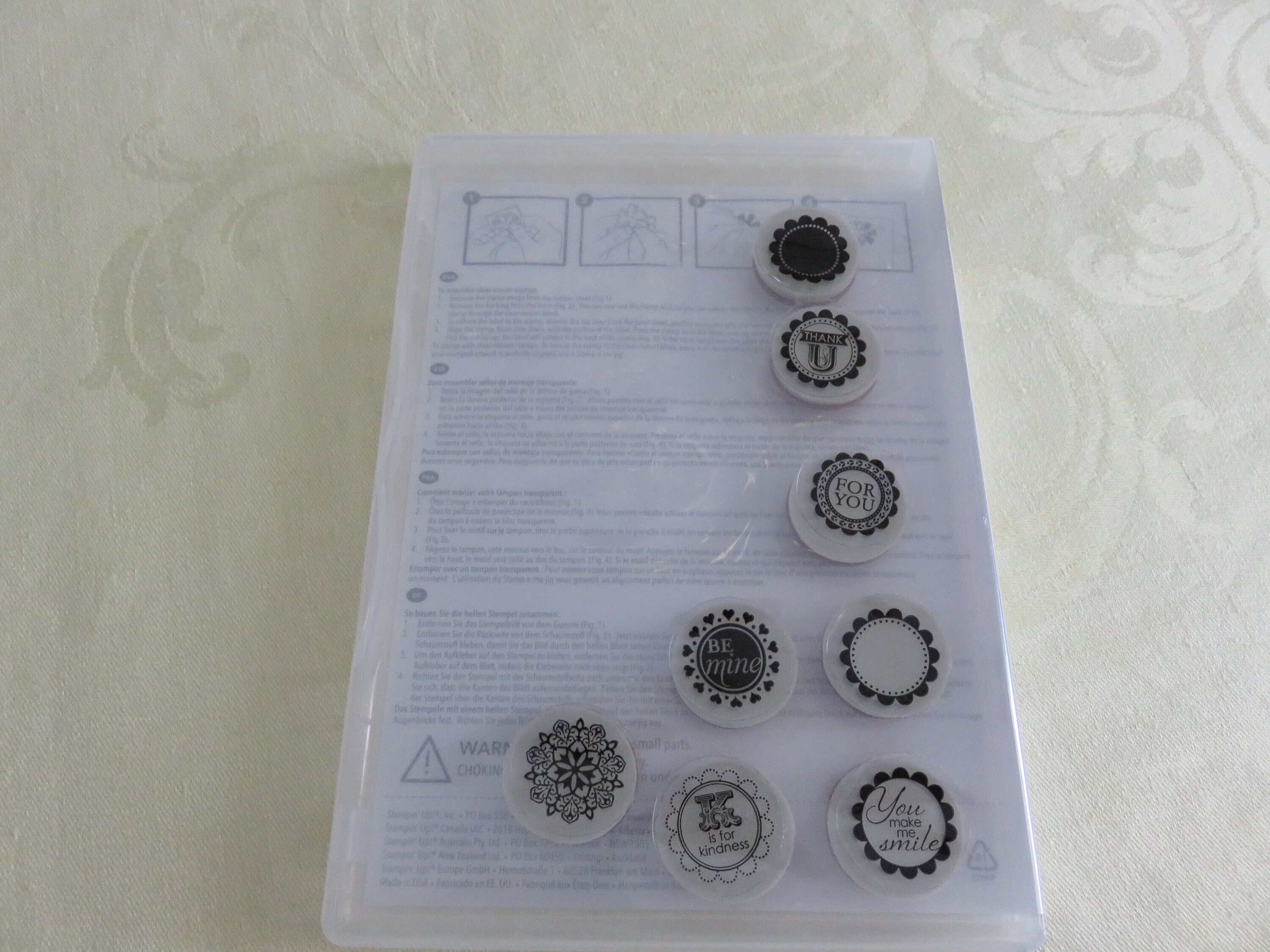 Retired Stampin' up A Round Array Stamp Set - Etsy UK